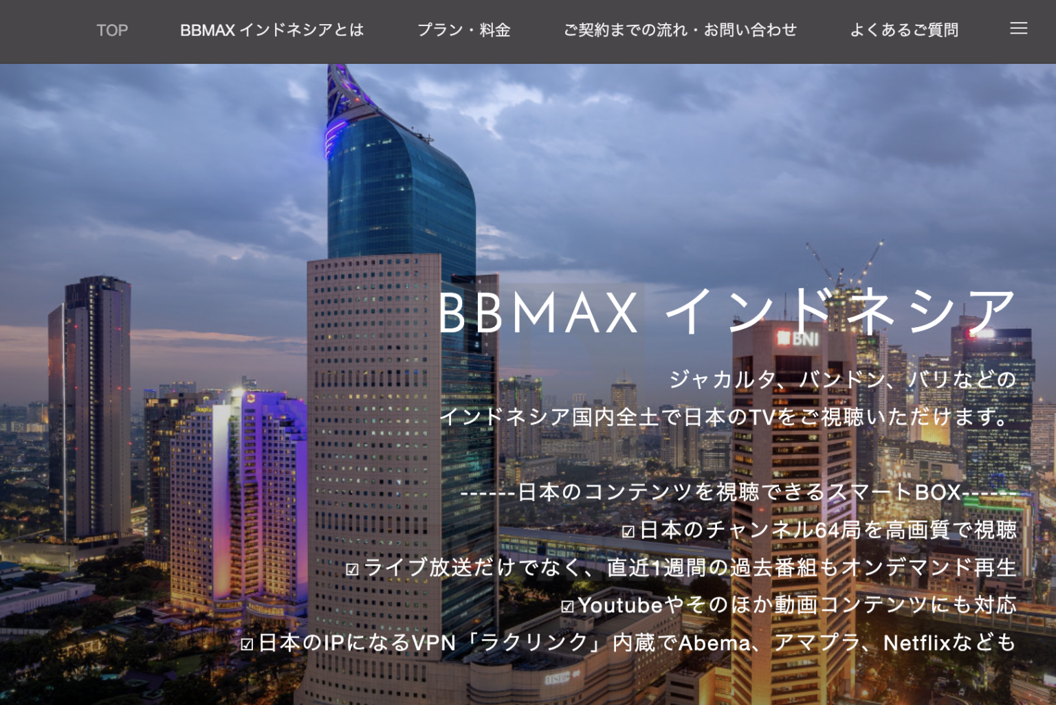 【詳しく比較】インドネシアから日本のテレビを見る5つの方法｜VPN利用がおすすめ！ | RAMILOG